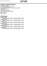 aerodrome / airport diagram chart legend - Indoavis Nusantara