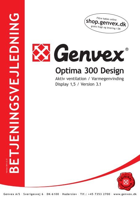 Optima 300 DESIGN - Genvex