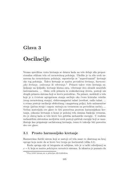 predavanja iz oscilacija