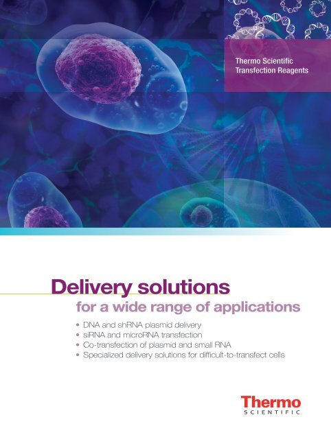 Transfection Reagents Product Brochure - Thermo Scientific