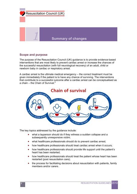 1 Summary of changes - Resuscitation Council (UK)