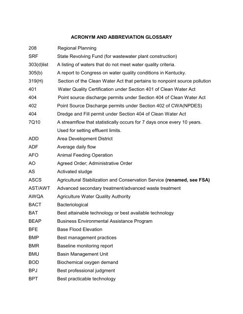 Division Of Water Acronyms division-of-water-acronyms