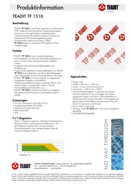 TEADIT TF 1510 - VTE-Industrietechnik Willkommen