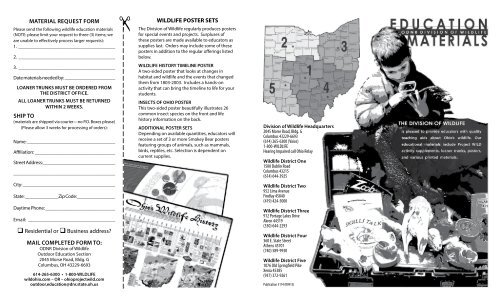 WILDLIFE POSTER SETS