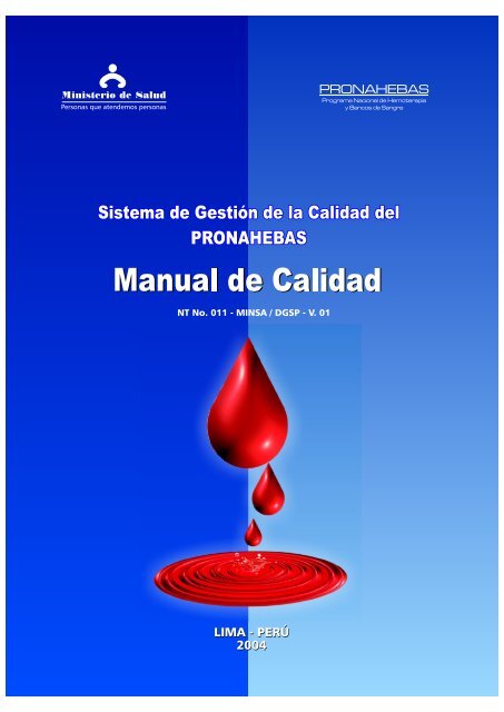 Manual de Calidad - Bvs.minsa.gob.pe - Ministerio de Salud