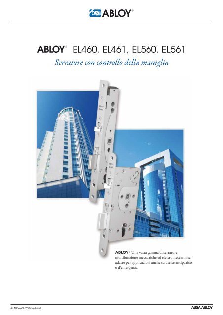 EL460, EL461, EL560, EL561 - ASSA ABLOY