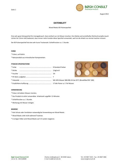MSDS B3