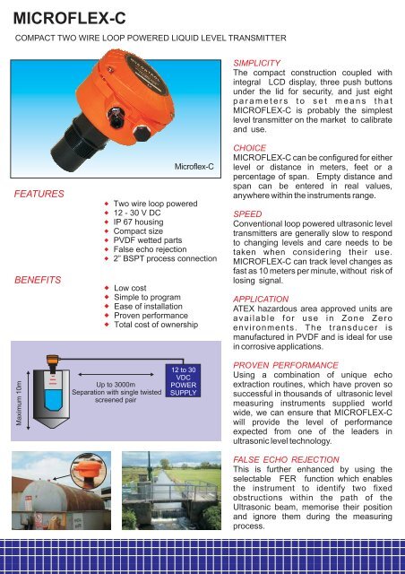 MICROFLEX-C - hycontrol.com.cn