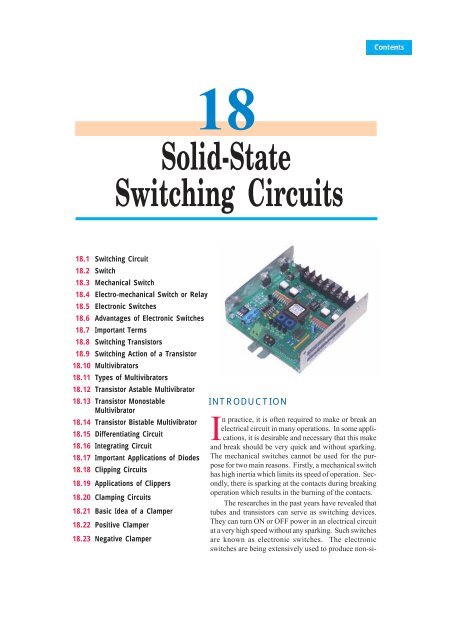 18. Solid-State Switching Circuits - Talking Electronics
