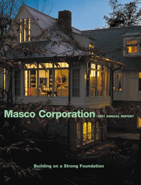 Masco Corporation 2001 ANNUAL REPORT