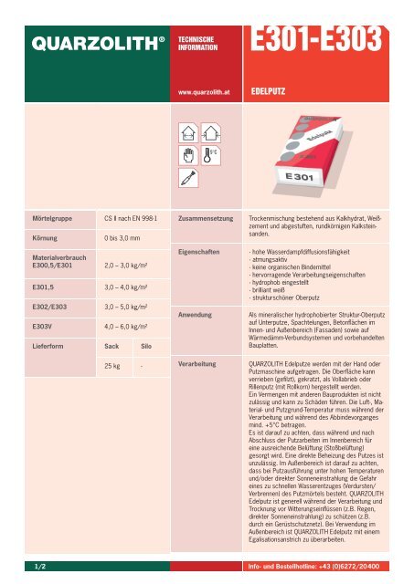 E301-E303 - Quarzolith