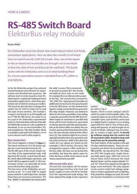 Download the magazine article (PDF) - Elektor