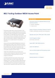 Strix OWS-2400 Outdoor Wireless System Data Sheet