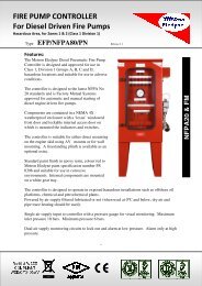 FIRE PUMP CONTROLLERS - Metron Eledyne