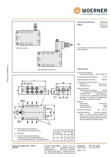 P0177 EN VPB-G Progressive distributor