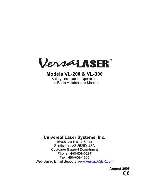 Models VL-200 & VL-300