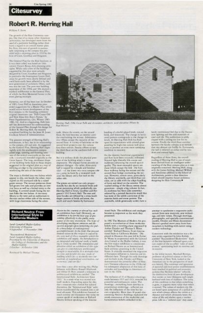 Robert R. Herring Hall, Rice University