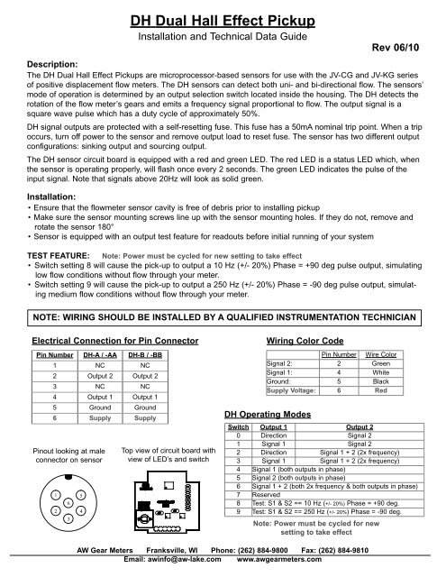 DH Dual Hall Effect Pickup