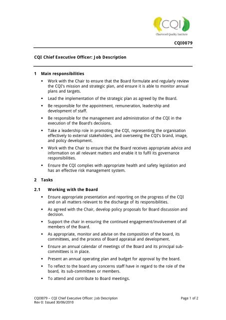 CQI0079 CQI Chief Executive Officer Job Description 1 Main cqi0079-cqi-chief-executive-officer-job-description-1-main