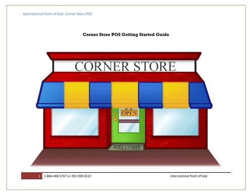 Getting Started Guide - Corner Store Point of Sale