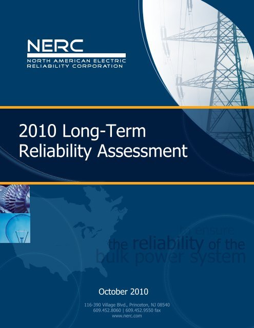 2010 NERC Reliability Assessment â Part 1 - Legalectric