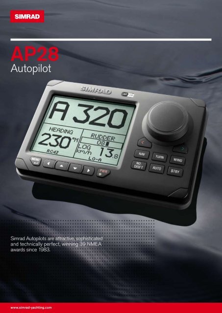 AP28 Autopilot - Brochure - Simrad Yachting