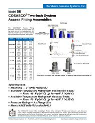 COSASCO Hydraulic Access Fitting Assemblies - Rohrback ...