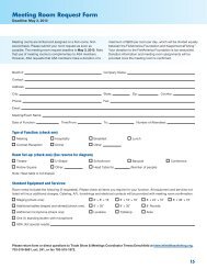 Meeting Room Request Form - Hart House