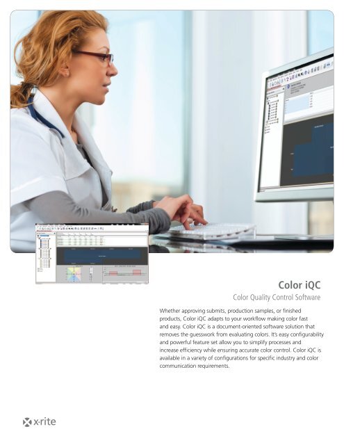 Color iQC Brochure - X-Rite