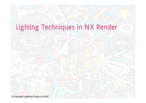 Lighting Techniques in NX Render