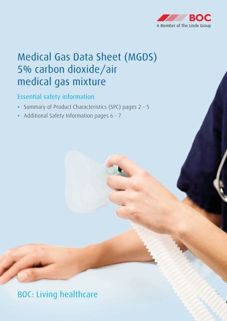 Download CO2/air safety data sheet - BOC Healthcare