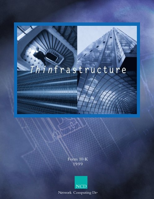 1999 Annual Report - Ncd-x.com