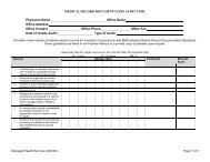 STD Medical Record Audit Tool - Epi