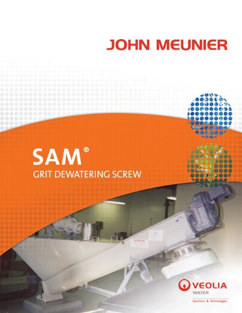 GRIT DEWATERING SCREW - Veolia Water Solutions & Technologies