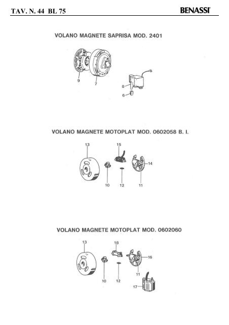 TAV. N. 44 BL 75 - Benassi.eu