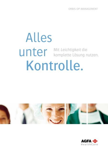 ORBIS OP-Management - Agfa HealthCare