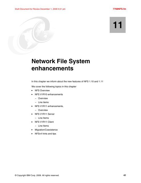Network File System enhancements - Parent Directory