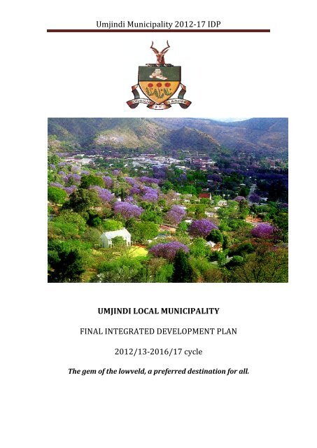 Umjindi Local Municipality 20 - Co-operative Governance and ...