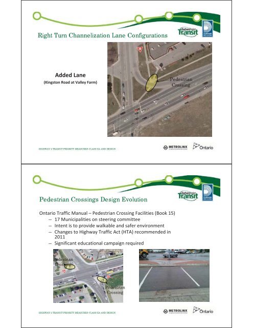 Right Turn Channelization