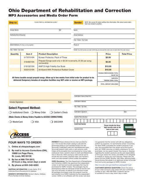 Ohio Department of Rehabi