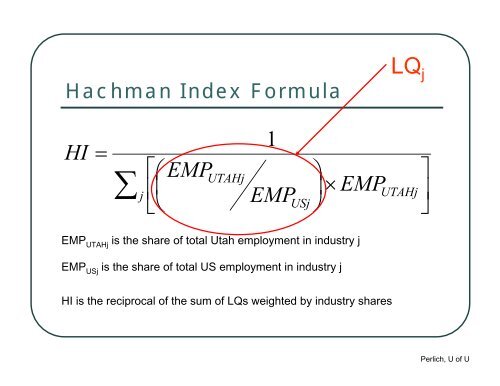 Hachman Index Formula HI