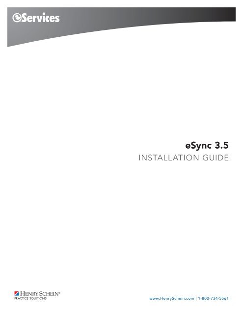 Installing the eSync Gateway - Dentrix