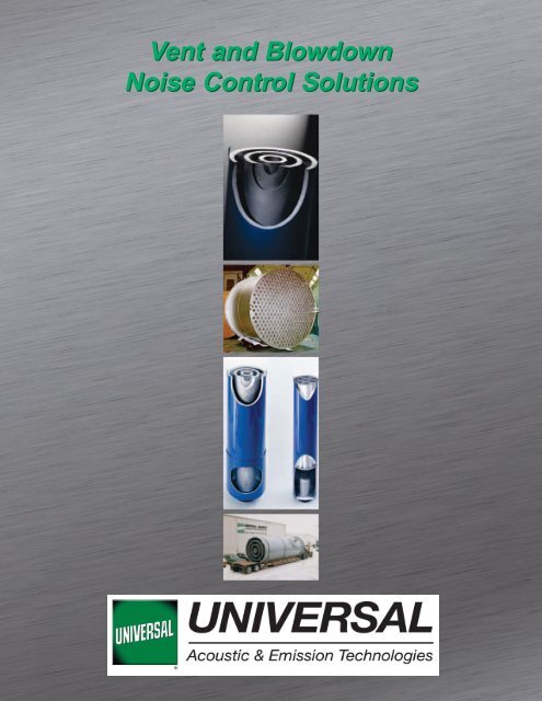 Vent and Blowdown Noise Control Solutions - Universal
