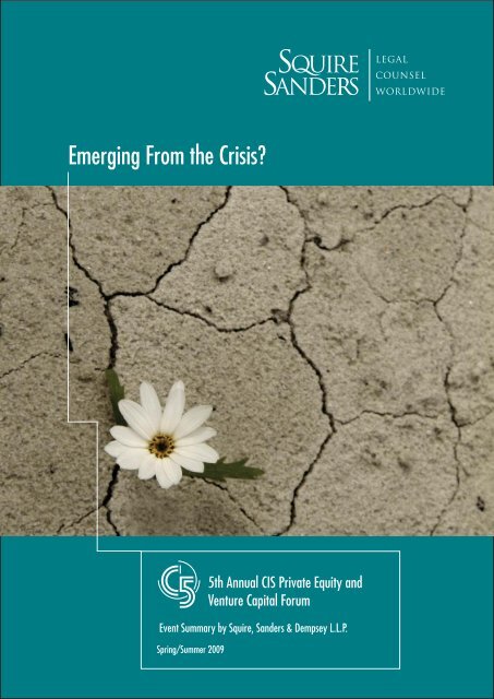 CIS Private Equity Forum - Emerging From the Crisis - Squire Sanders