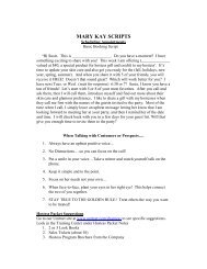 MARY KAY WEEKLY ACCOMPLISHMENT SHEET - Audrey Doller