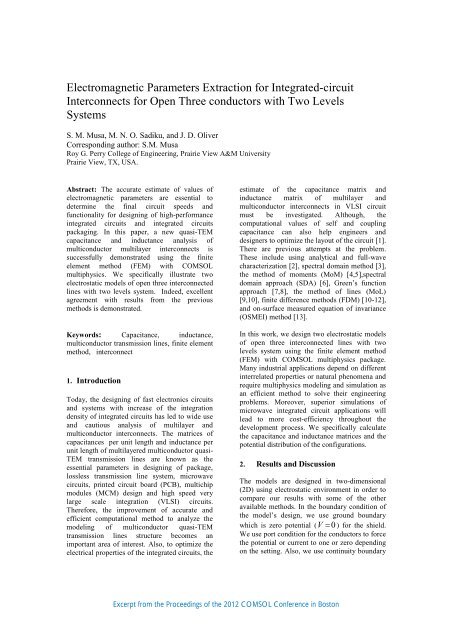Electromagnetic Parameters Extraction For