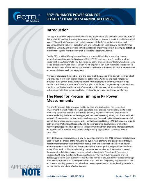 Custom Power Measurements using Enhanced Power Scan
