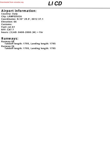 1 LICD LAMPEDUSA