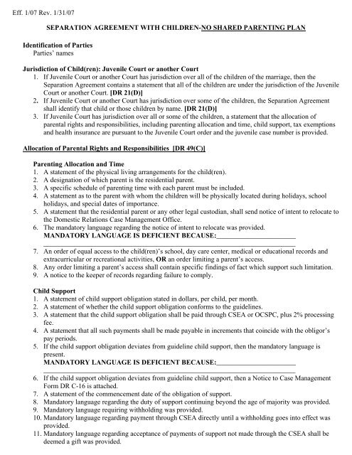 petition for dissolution without children - Butler County, Ohio