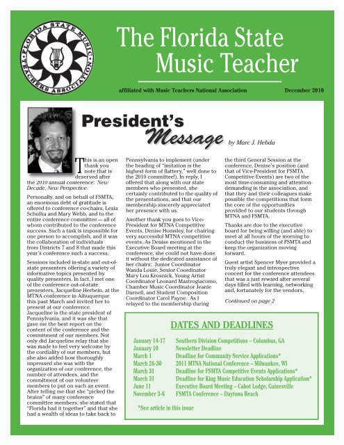 Download - Florida State Music Teachers Association